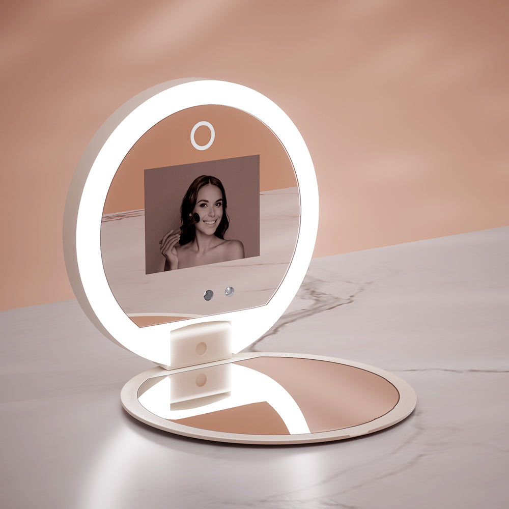 Buy Embellir Compact Lighted Makeup Mirror with UV Camera – Stylish Mirrors